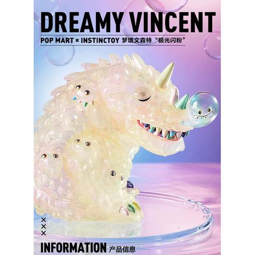 Jual POPMART INSTINCTOY DREAMY VINCENT RAINBOW GLITTER FIGURINE - WHITE ...