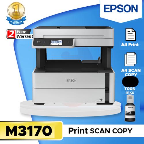 Promo Printer Epson M3170 Inkjet Monochrome All In One Ink Tank Cicil 0 ...