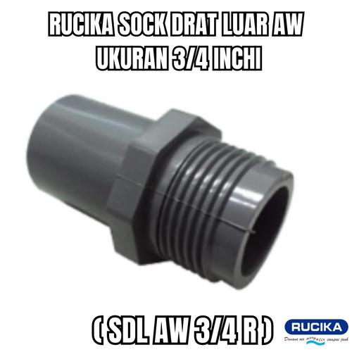 Jual SDD Socket Drat Dalam AW Pipa PVC Paralon Saluran Air Ukuran 3/4 ...