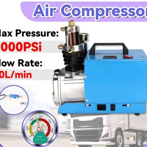 Jual Kompresor PCP 6000psi Oxygen Compressor - 220ac + 12vdc - Jakarta ...