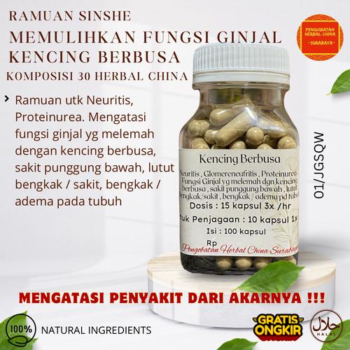 Jual OBAT SINSHE UNTUK MEMULIHKAN FUNGSI GINJAL , KENCING BERBUSA - 100 ...