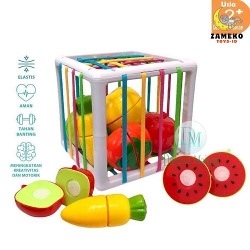 Jual Mainan Anak Mainan Edukasi Anak Pilih Buah Buahan Sayur Sayuran ...