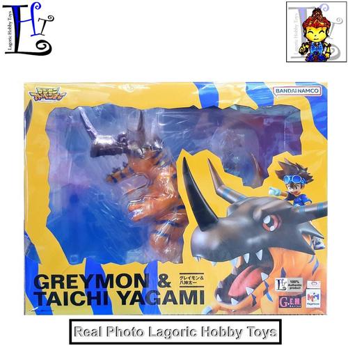 Jual G.E.M Jumbo Digimon Greymon & Taichi Yagami MegaHouse Mainan ...