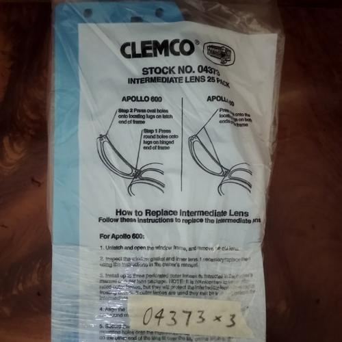 Jual Clemco 04373 Apollo 600/60 Intermediate Lenses, 25 Pack - Jakarta ...