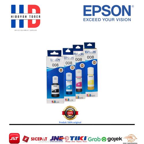 Jual Tinta Epson 008 Black & Colors Original Ink - Merah - Jakarta ...