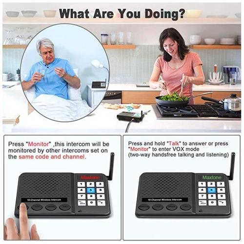 Jual Intercom Wireless 10 Ch Interphone Interkom MAXTONE SK1210 - 8 UNIT - Jakarta Utara - JW ...