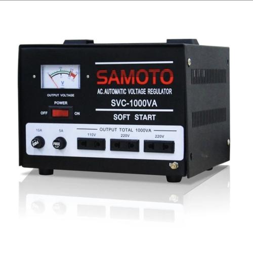 Jual SAMOTO Stabilizer Stavol SAMOTO 1000VA SMT-1000N Regulator ...