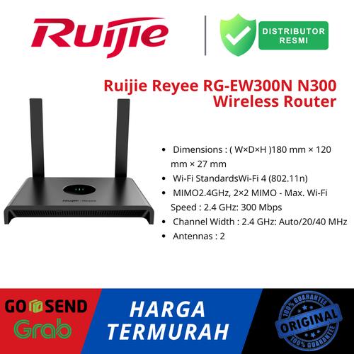 Jual Ruijie Reyee RG-EW300N 300Mbps Wireless Smart Router - Kota Malang ...