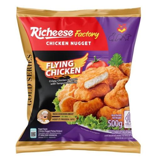 Jual Richeese Flying Chicken / Chicken Nugget with Tempura Coating ...