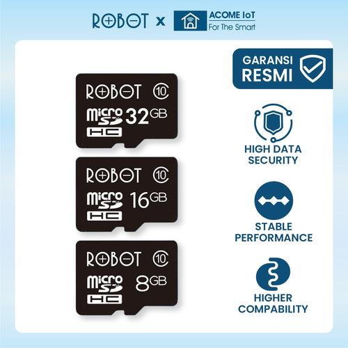 Promo ROBOT Memory Card Kartu Memori HP Micro SD Card 8GB 16GB 32GB ...
