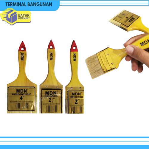 Jual Kuas Cat Mdn Kuas Cat Tembok Kuas Cat Tangan - 1 inch - Jakarta ...