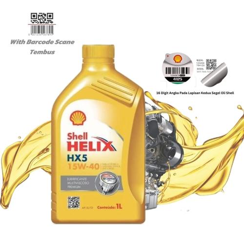 Jual Oli Mesin Shell HX5 SAE 15W-40 API SN CF 1Liter - Jakarta Timur ...