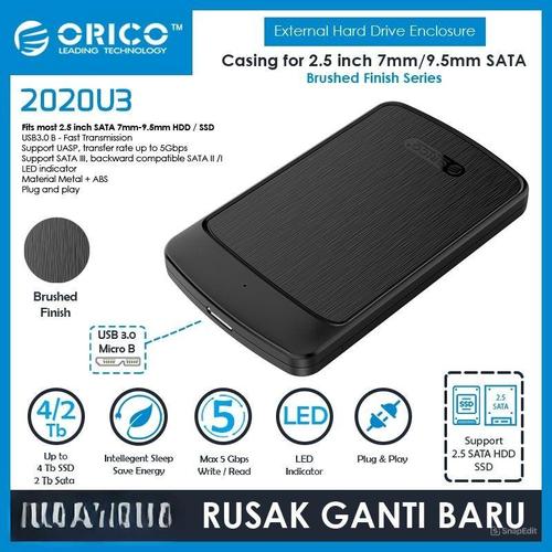 Jual Casing HDD SSD Enclosure 2.5 Inch USB 3.0 - 2020U3 - Jakarta Utara ...