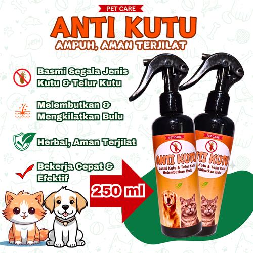 Promo Anti Kutu Obat Kutu Kucing dan Anjing Basmi Kutu Aman Terjilat ...