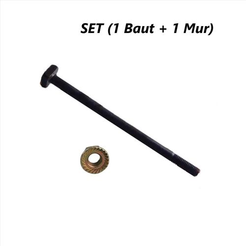 Jual 1 SET baut dan mur knalpot Komplit Muffler Nut W/ Bolt mesin ...