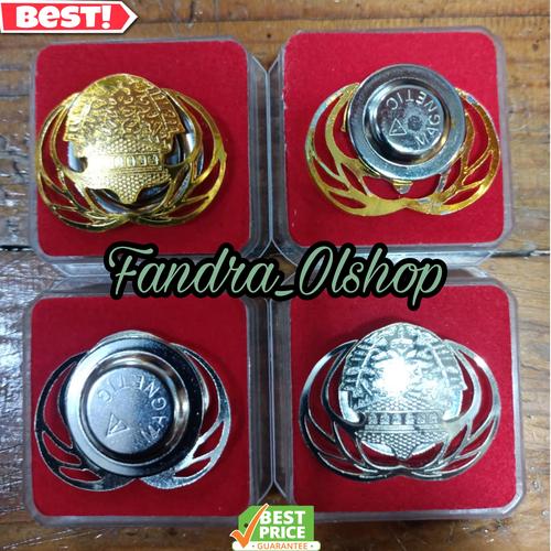 Jual PIN KORPRI Model Terbaru 2024 Gold / Silver Magnet. Kualitas ...