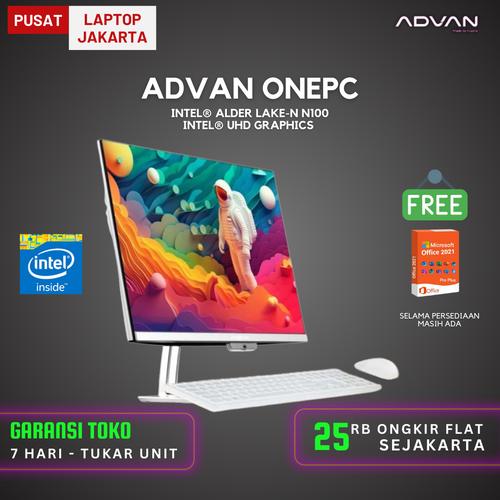 Promo Advan OnePC All In One PC AIO 24" Intel N100 4GB 128GB Win11 ...