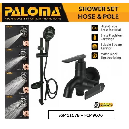 Jual PALOMA FCP 9676 SSP 1107B Paket Keran Cabang Shower Set Tiang ...