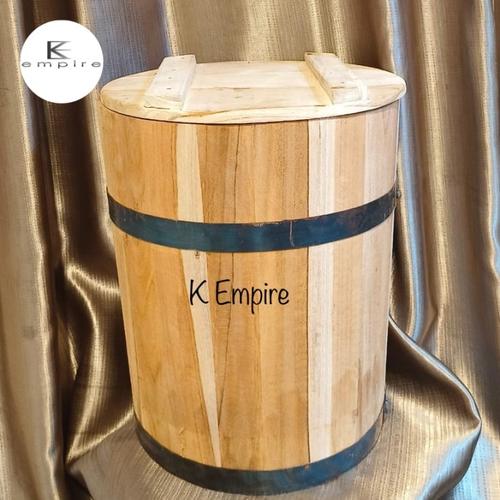 Jual Wooden Rice Bucket Beras Kayu Gentong Beras Pesanan CVIII ...