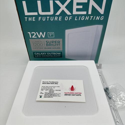 Jual LAMPU LED PANEL OUTBOW LUXEN GALAXY 12W 12 W 12WATT 12 WATT KOTAK ...