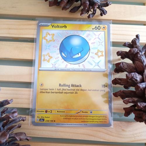 Jual Voltorb sv4a 238/190 s Baby Shiny Harta Berkilau - Kartu Pokemon ...