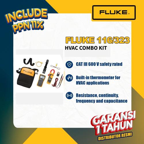 Promo Fluke 116/323 HVAC Combo Kit Cicil 0% 3x - Jakarta Barat ...