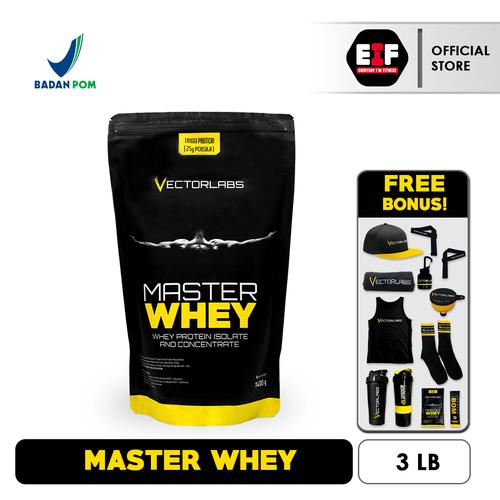 Jual Master Whey 3lb true SUSU pure whey protein isolate wpi 90 93 ...