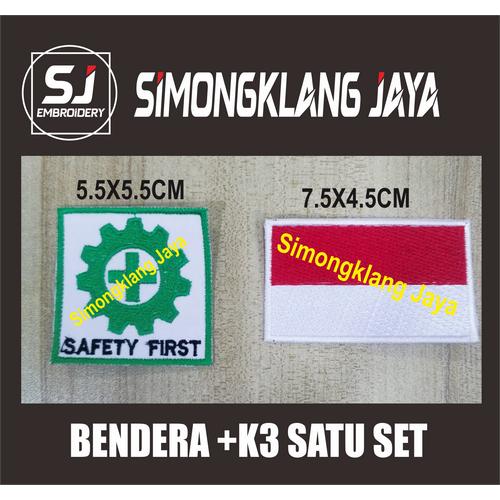 Jual Bordir Emblem/patch/logo k3 dan Bendera - K3 - Jakarta Utara ...