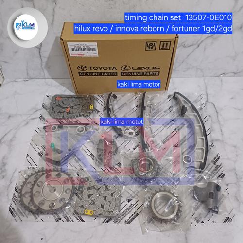 Jual timing chain set timing kit set hilux revo / innova reborn ...