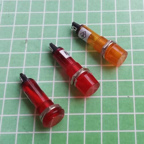 Jual Pilot Lamp 220VAC Indicator lamp kecil dengan casing Power Supply ...