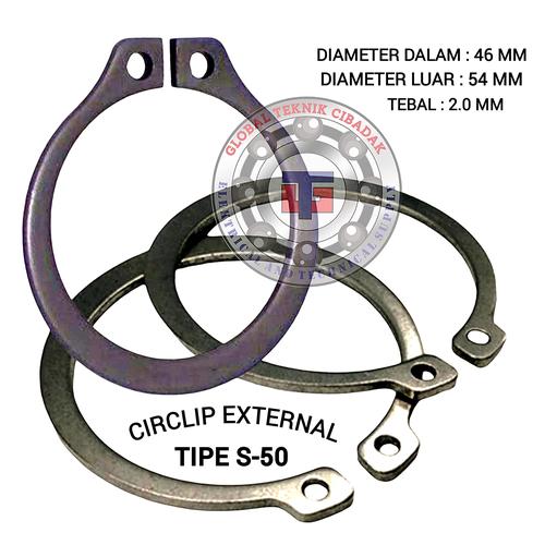 Jual Snap Ring Luar S50 Snapring Tipe S50 Merk ADT Circlip External ...