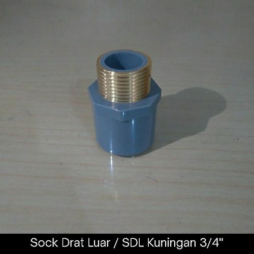 Jual Sock Drat Luar Kuningan Grest 3/4" / SDL Kuningan Grest 3/4" - Kab ...