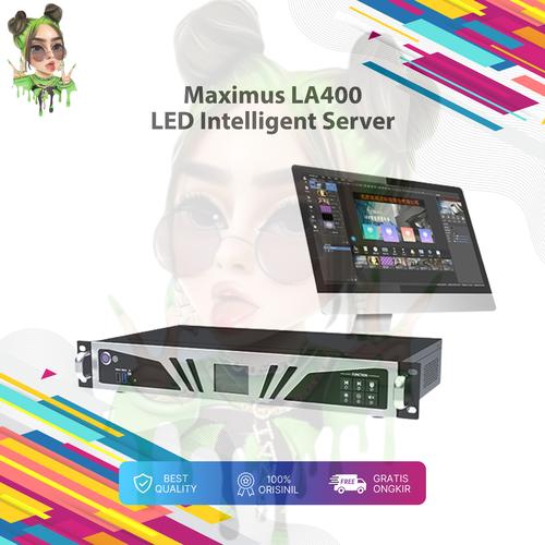 Jual Maximus LA400 LED Intelligent Server Video Processor Videotron Controller Sending Card Box ...