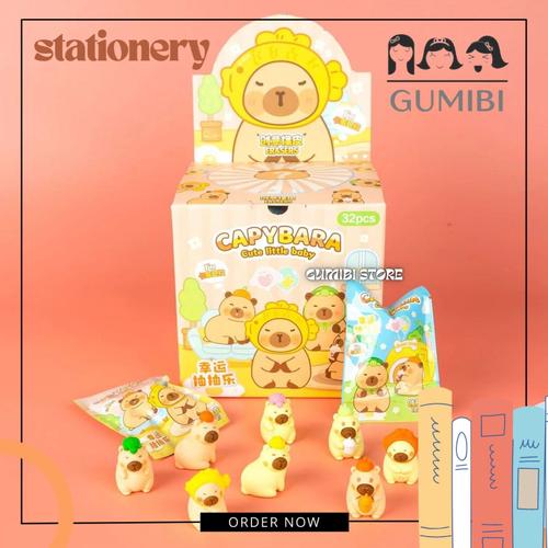 Jual PENGHAPUS MISTERI CAPYBARA PENGHAPUS BLIND BOX CAPYBARA ERASER PENGHAPUS PENSIL 3D BONEKA ...
