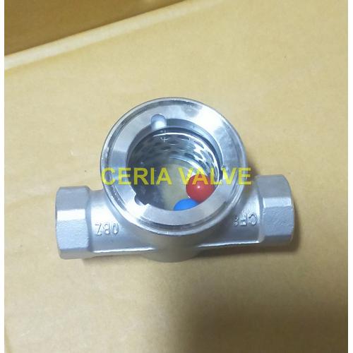 Jual Sight Glass Flow Indicator Ball 1'' inchi DN 25 SS 304 / Sight ...