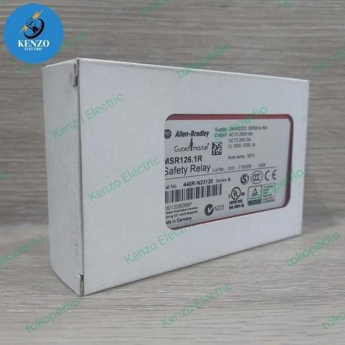 Jual SAFETY RELAY 24V AC/DC MSR126.1R 440R-N23120 A ALLEN BRADLEY AB ...