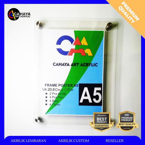 Jual FRAME | BINGKAI | DISPLAY POSTER AKRILIK UKURAN A4 - 2MM - Kota ...