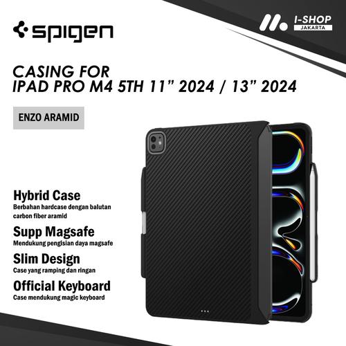Jual Casing Apple iPad Pro M4 5th 11" 13" inch 2024 Spigen Enzo Aramid ...