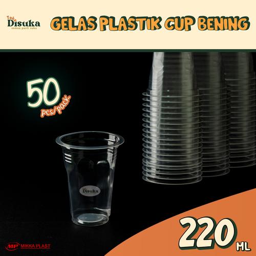 Promo Plastik cup Bening 220 Gelas Warung Kopi Keliling Plastic PP ...
