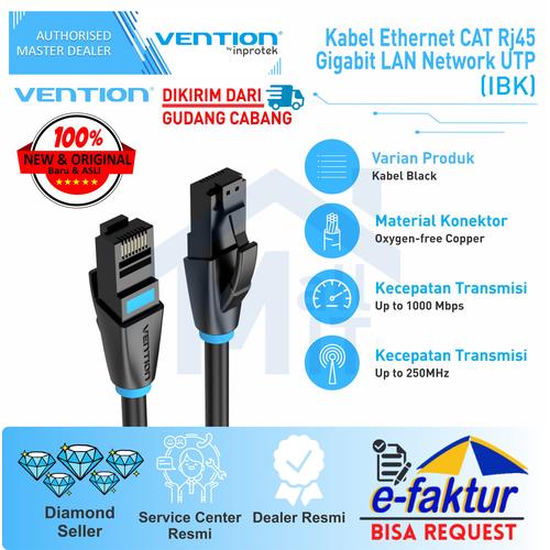 Promo Vention Kabel Lan Ethernet RJ45 Cat6 Cat 6 Gigabit UTP 1Gbps IBE ...