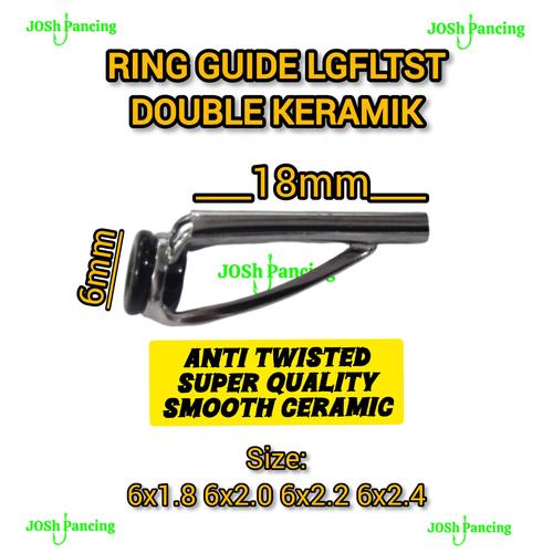 Jual ring double keramik LGFLTST top guide cincin ujung joran pancing ...