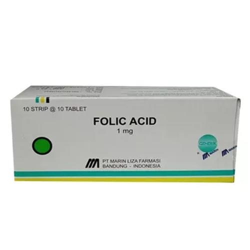 Jual FOLIC ACID MARIN LIZA 1 MG BOX 100 TABLET - Kota Bandung - TO ...