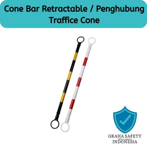 Jual Cone Bar Retractable / Penghubung Traffice Cone - Merah Putih ...