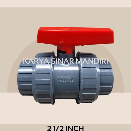 Jual BEST!!! Double Union Ball Valve PVC 2 1/2 Inch Socket / Ball Valve ...