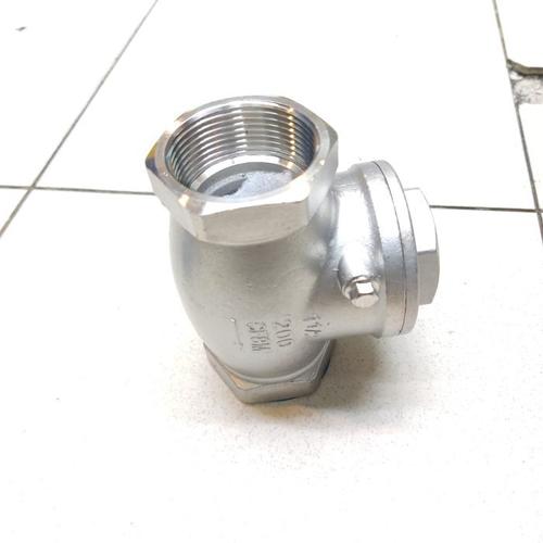 Jual Swing Check Valve Stainless SS316 drat 2" inch / Klep Tabok SS316 ...