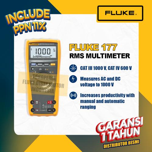 Jual Fluke 177 True-RMS Digital Multimeter ESFP - Jakarta Barat - Fluke ...