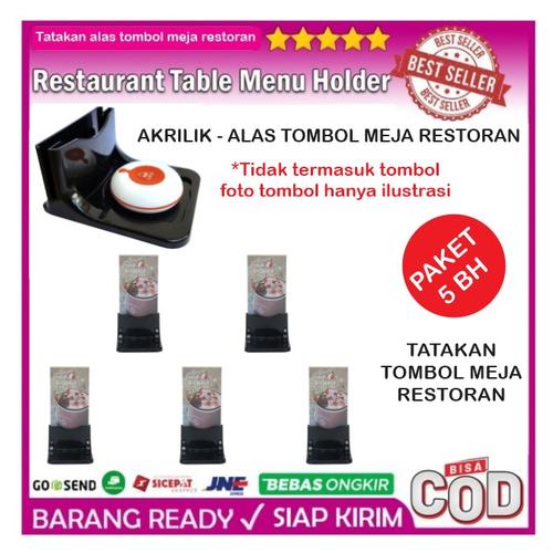 Jual 5 Tatakan tombol meja restoran - Alas bel tombol panggil pelayan ...