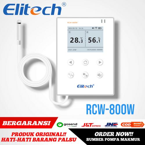 Jual Elitech RCW-800W data logger Cold storage temperature & humidity data logger RCW800W ...