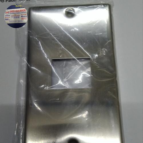 Jual cover stainless polos untuk saklar dan stop kontak merk panasonic ...