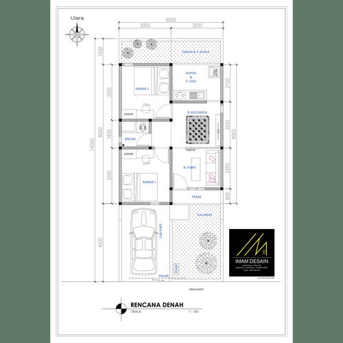 Jual Desain Denah Rumah Atau Bangunan Lainnya - Desain 1 - Kab. Jepara ...